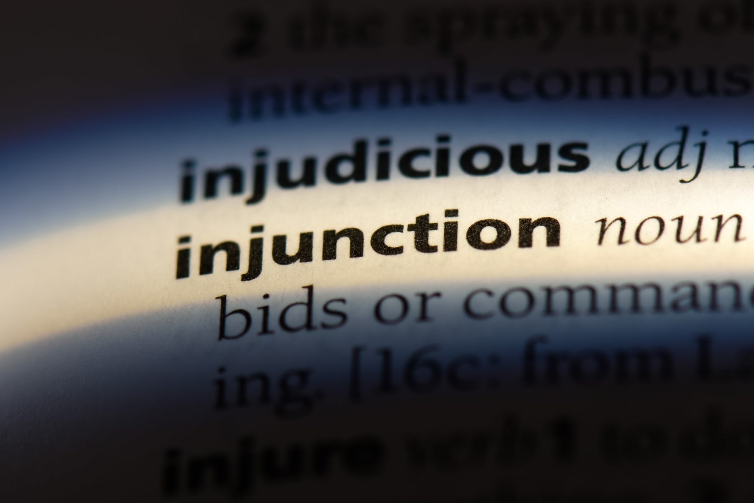 How to apply to get an emergency injunction - Bellwether